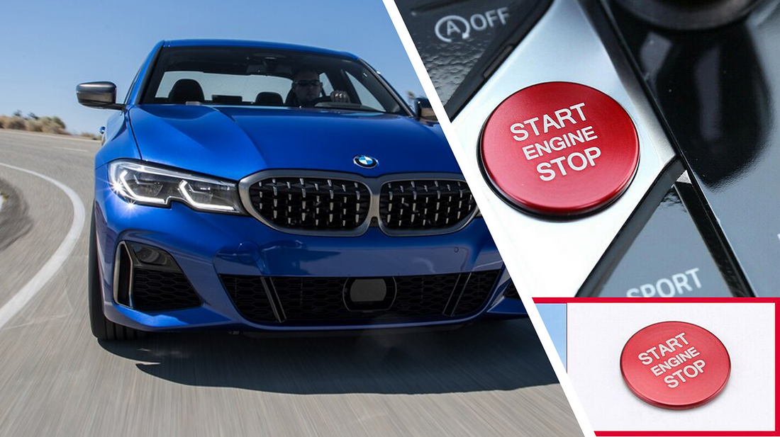 BMW G-Series Red Push Start Button for BMW 3 series, 4 Series, M2 M3 ...